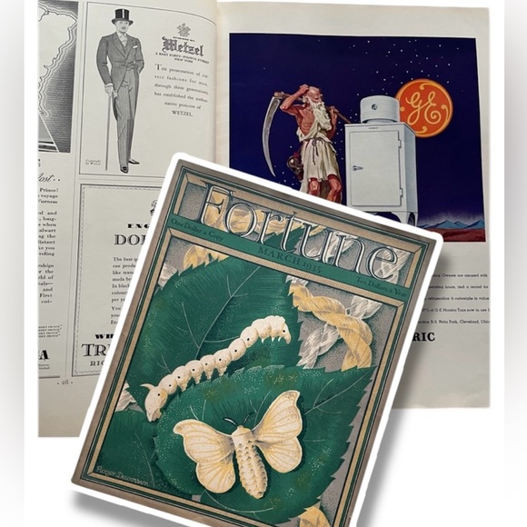 Vintage | Other | Vintage 935 Fortune Magazine Great Cover Ads March ...